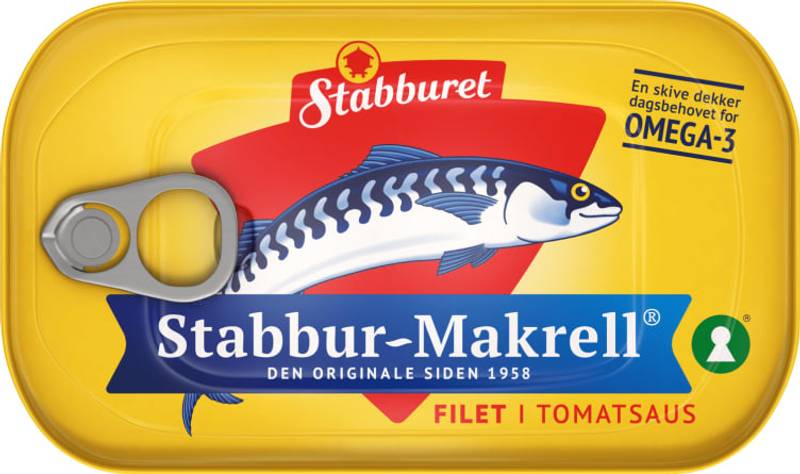 Makrell Filet i Tomatsaus Original Stabburet 110g. - Norway Americana
